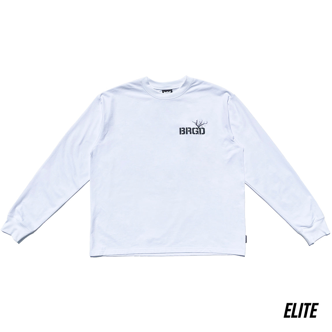 BRGD STRUCTURE ELITE DRY L/S TEE - WHITE